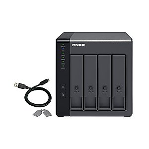 QNAP TR-004 4 Bay USB Type-C Direct Attached Storage (DAS) with hardware RAID (Diskless)