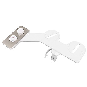 Slim Toilet Seat Bidet Attachment, Ultra Slim Bidet Toilet Seat Attachment Electric Dual Nozzle Self Feminine Butt Wash Bidet, Bidet Attachments