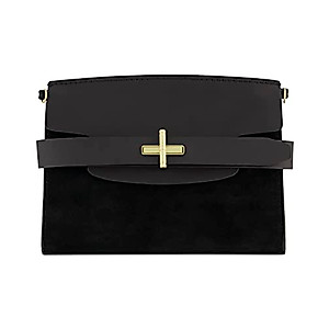 Zac Posen Brigette Belted Clutch, Black