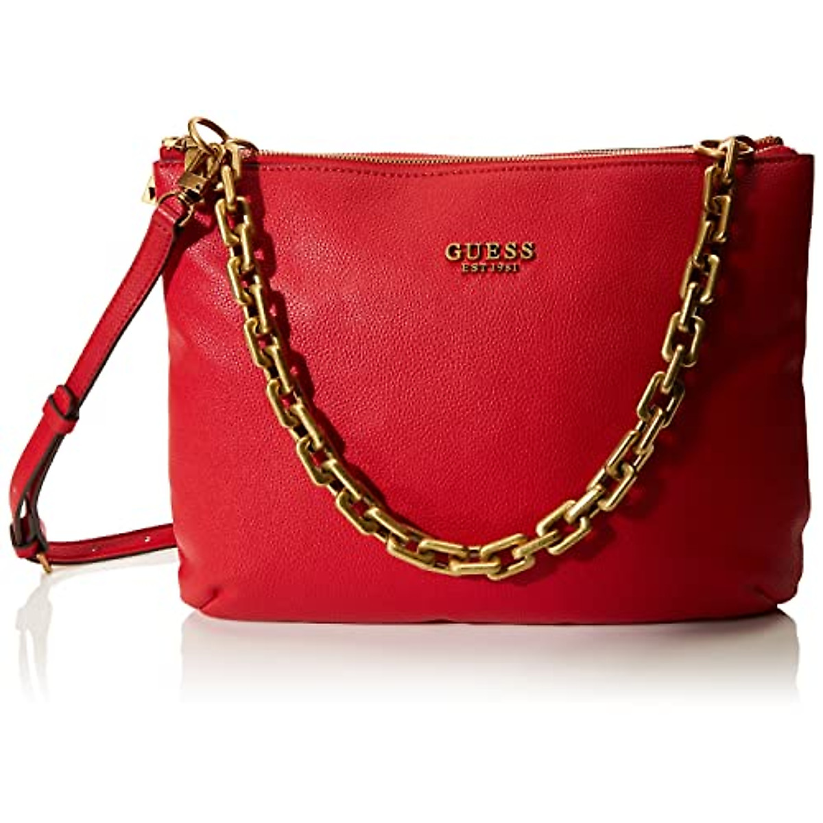 GUESS womens Turin Status Shoulder Bag, Lipstick, one size US