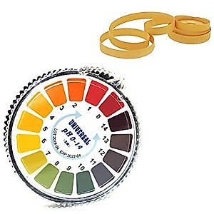 DGZZI 1 Roll PH Test Strips 0-14 16.4ft Alkaline Acid Indicator Meter Test Paper Roll for Water Urine Saliva Soil Litmus Accurate Testing Measuring Tool