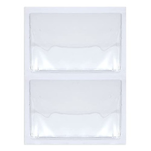 100-Pack Clear Business Card Pockets Holders 3.75x2 in, Self-Adhesive Top Load Plastic Protector and Sleeves Labels, Bulk Set for Storage, Organization, Labeling