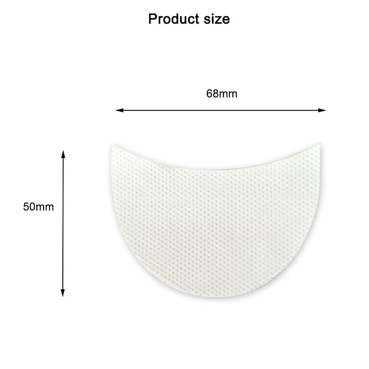 Faiteary 150pcs Eyeshadow Shields, Lint Free Eyeshadow Stencil Gel Pad Under Patches, Prevent Makeup Residue for Eyelash Extensions, Eyeliner, Lip and Tinting Makeup