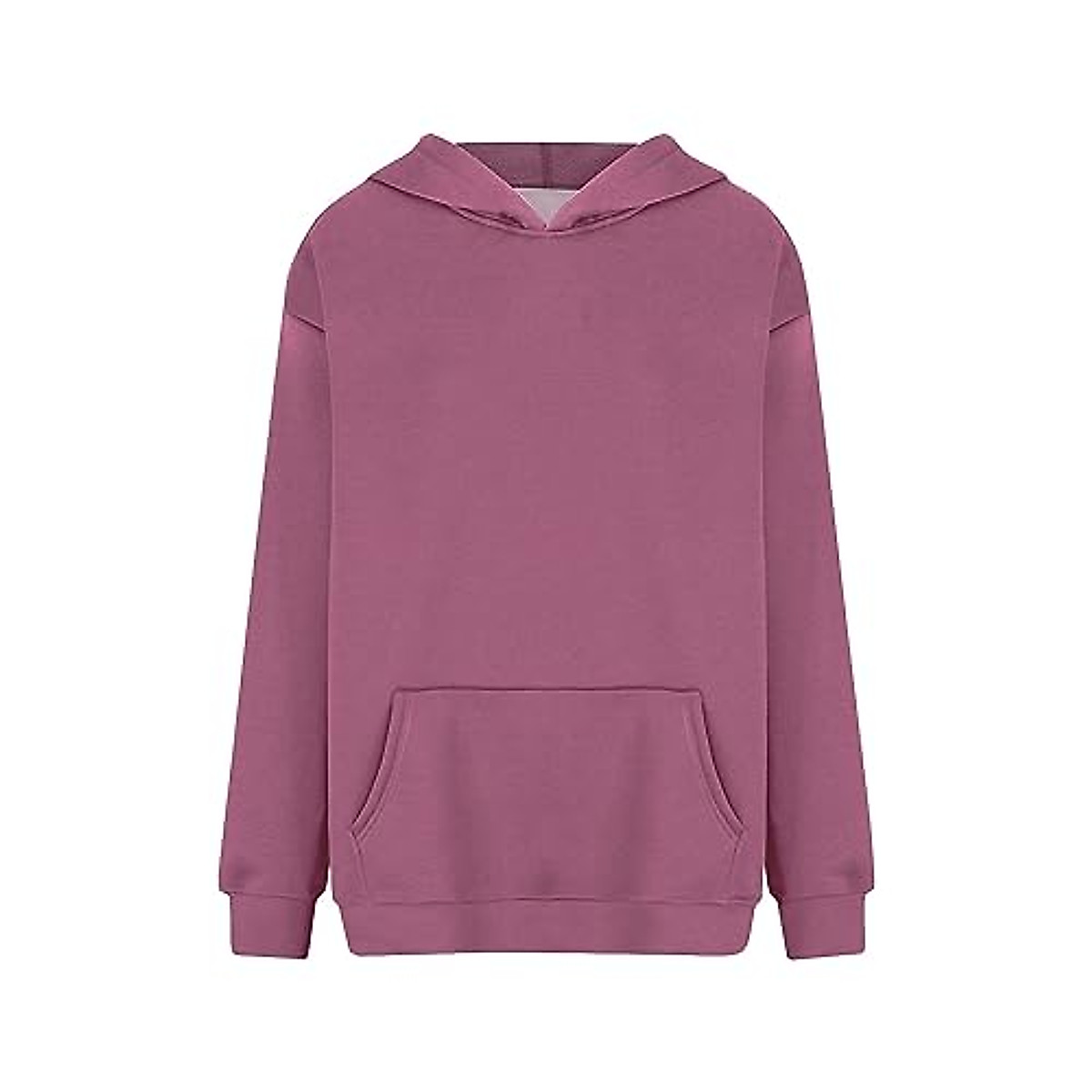 iHPH7 Hoodies for Women Oversized Solid Color Sweatshirts Fleece Casual Long Sleeve Pullover Loose Lightweight Fall Clothes