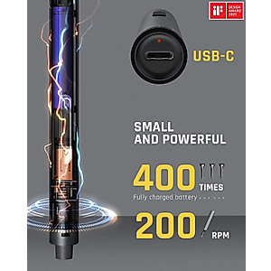 Fanttik E1 Max 3.7V Mini Electric Screwdriver, Precision Electric Screwdriver, 50-in-1 Magnetic Bits, Max 3 N.m, Magnetic Storage, 5/32''Hex, Repair Tool Set for Phone Camera Laptop Watch - Grey