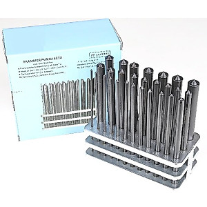 HHIP 8600-0041 28 Piece Transfer Punch Set, 3/32" - 1/2"
