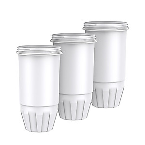 GLACIER FRESH CRF 950Z Water Filter Pitcher，Replacememt for PUR PPF900Z，CRF-950Z，PPF951K Pitcher, Compatible with All PUR Pitchers Water Filter and Dispensers（Pack of 3）
