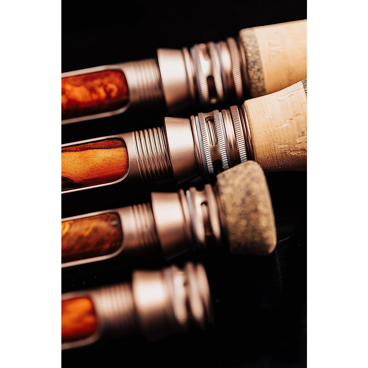 Moonshine Rod Co. Fly Fishing Rod with Carrying Case and Extra Rod Tip Section Medium Action, The Drifter II, 5wt 9'