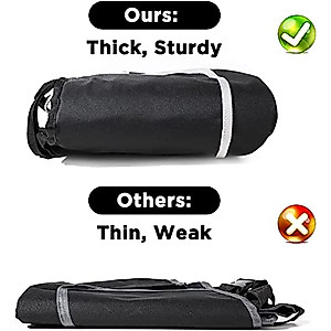 Yecaye Car Organizer, Trunk Organizer, Large Capacity Car Trunk Organizer Storage, Sturdy Space Saver Hanging Car Accessories Interior, Fit Most Car Truck Free Up Floor Area, Black