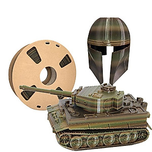 WISDREAM Forest/Jungle/Military Gradient Color Rainbow 3D PLA Printer Filament 1.75mm 1kg/2.2lbs