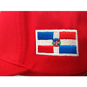 Peligro Sports Adult SnapBack flat RD Hats (Snapback Red)