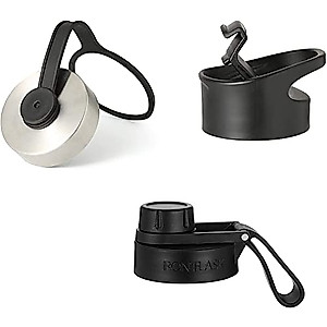 IRON °FLASK Sports Water Bottle - 40 Oz, 3 Lids (Spout Lid), Leak Proof, Vacuum Insulated Stainless Steel, Double Walled, Thermo Mug, Metal Canteen