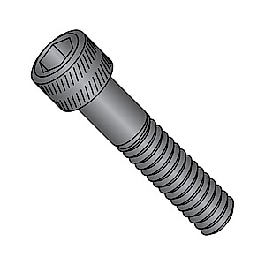Small Parts M6035CSP Black Oxide Alloy Steel Socket Head Cap Screw, Hex Socket Drive, M6-1 Thread Size, 35 mm Length, Partially Threaded, US Made (Pack of 100)