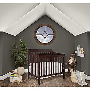 Dream On Me Nursery Essentials Bundle of Dream On Me Aden Convertible 4-in-1 Mini Crib, Dream On Me Ashton Changing-Table, with a Dream On Me Sunset 3” Extra Firm Fiber Portable Crib Mattress