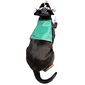 Pet Krewe The Count Vampire Dog Costume & Cat Costume Medium Size | Sesame Street Dracula Monster Pet Costumes for Dogs and Cats | Perfect for Halloween, Birthdays, Parties, Photoshoots