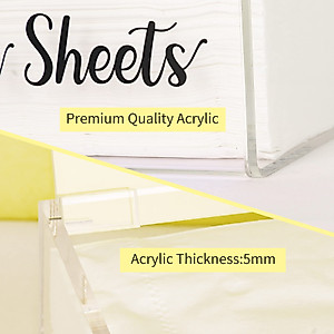 Acrylic Dryer Sheet Dispenser with Hinged Lid Clear Laundry Dryer Sheet Holder Dryer Sheet Container for Home Laundry Room Organization and Storage Laundry Softener Dispenser Laundry Room Decorations