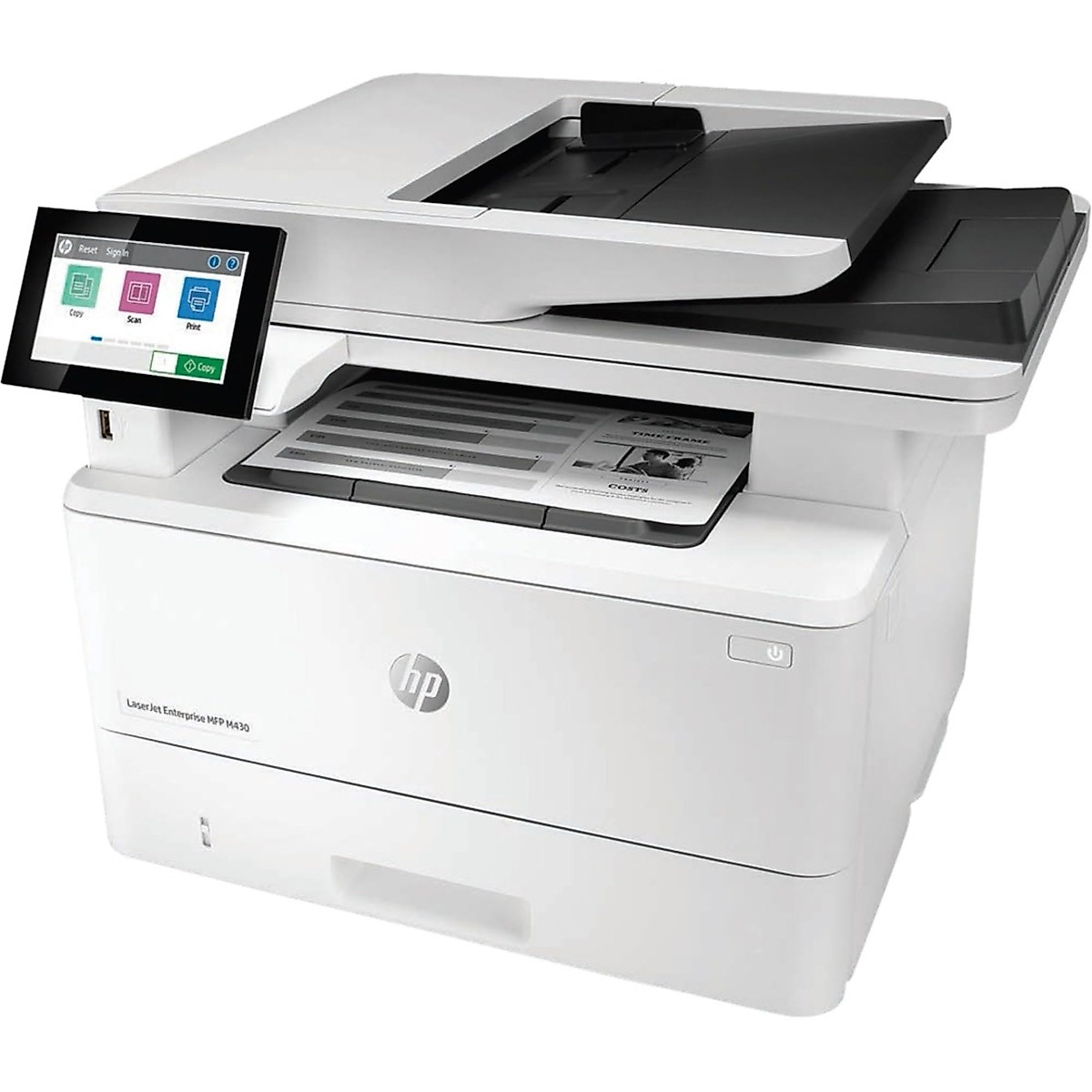 HP LaserJet Enterprise MFP M430f Monochrome All-in-One Printer with built-in Ethernet & 2-sided printing (3PZ55A)