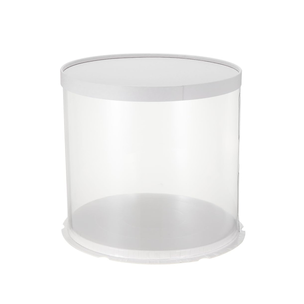 Mobestech 2pcs Box Paperboard and Material Cake Packaging Boxes Round Design for Home Shop and Events