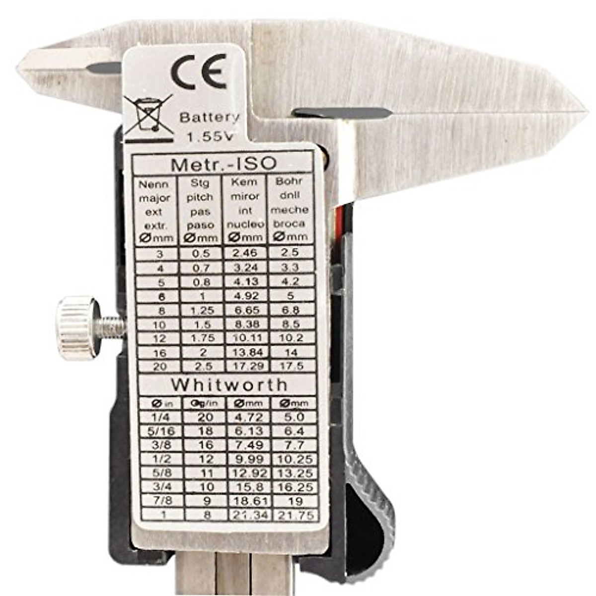 iKKEGOL Precision 100mm 4 Inch Digital Electronic Gauge Stainless Steel Vernier Caliper Micrometer (Small)