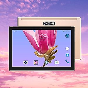 HD Tablet, WiFi Bluetooth Android Voice Call Game Tablet,10 Inch IPS Display Screen,WiFi,2GB RAM+16GB ROM,4000mAh,Android 5.1 System, Gift for Family (Gold)