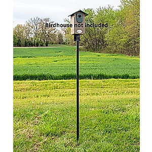 Universal Mounting Pole Kit - Great for Post-Mounted Bird Houses and Bird Feeders, Heavy Duty Pole with Threaded Connections