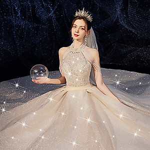 Women Baroque Queen Crown, Gold Princess Tiaras and Crowns Wedding Tiara and Crown for Bride Crowns for Women Adult and Girls - Prom Birthday Halloween