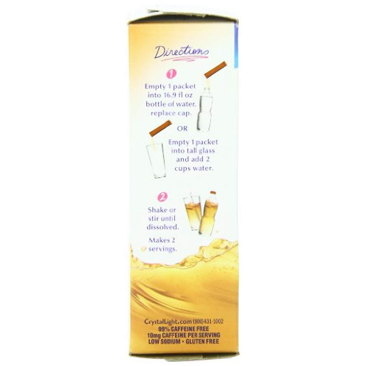 Crystal Light Sugar-Free Lemon Iced Tea On-The-Go Powdered Drink Mix 120 Count