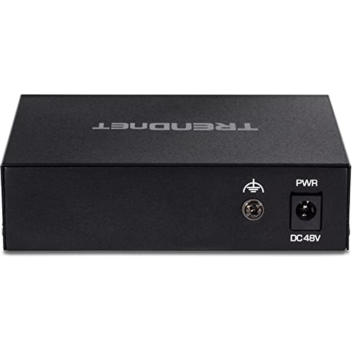 TRENDnet 5-Port Unmanaged Gigabit PoE+ Switch, 4 x Gigabit PoE+, 1 x Gigabit Port, 10Gbps Switching Capacity, 35W PoE Power Budget, Metal Network Ethernet Switch, Fanless, Black, TE-GP051