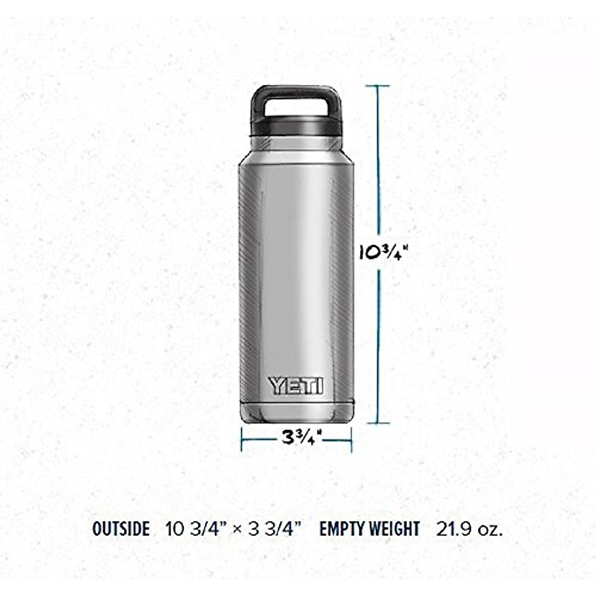 YETI Rambler 36oz Vacuum Insulated Stainless Steel Bottle with Cap