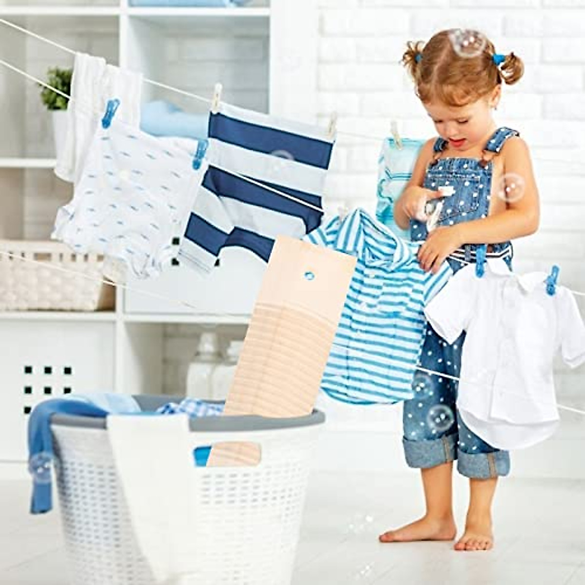 TOPBATHY Wooden Clothes Washboard Hand Wash Laundry Board Scrubbing Washboard for Home Store School