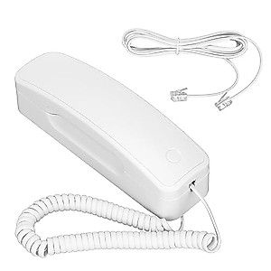 Modern Wall-Mounted Landline - Handset Corded Telephone for Home Business Hotel Guest Room - Easy Installation Wall-Mountable Corded