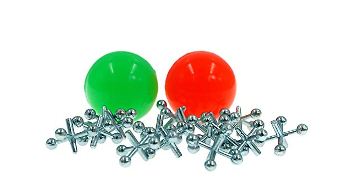 Vintage Metal Jacks Game Set: Classic Family Fun & Retro Toy