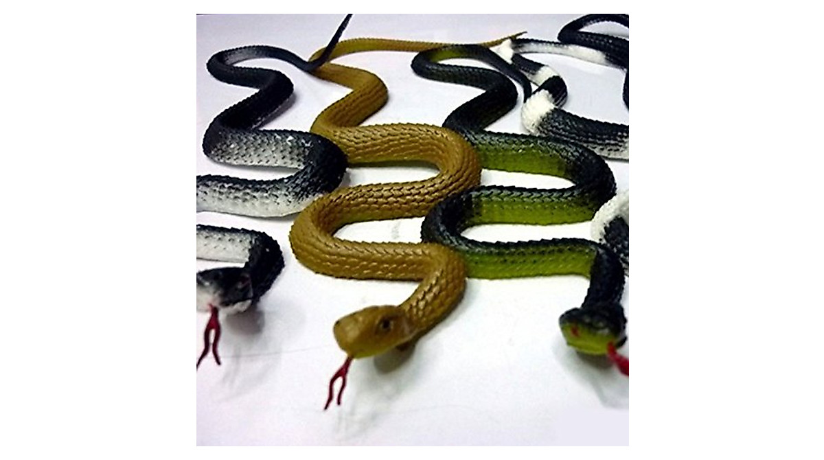 WDFS Realistic Rubber Snakes for Gags & Prizes