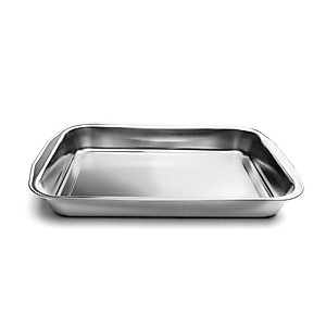 Fox Run Roasting Stainless Steel Baking Pans, 14.5 inches