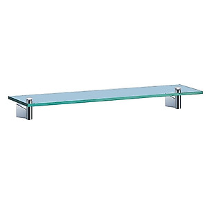 Gatco 4716 Bleu Glass Shelf, Chrome