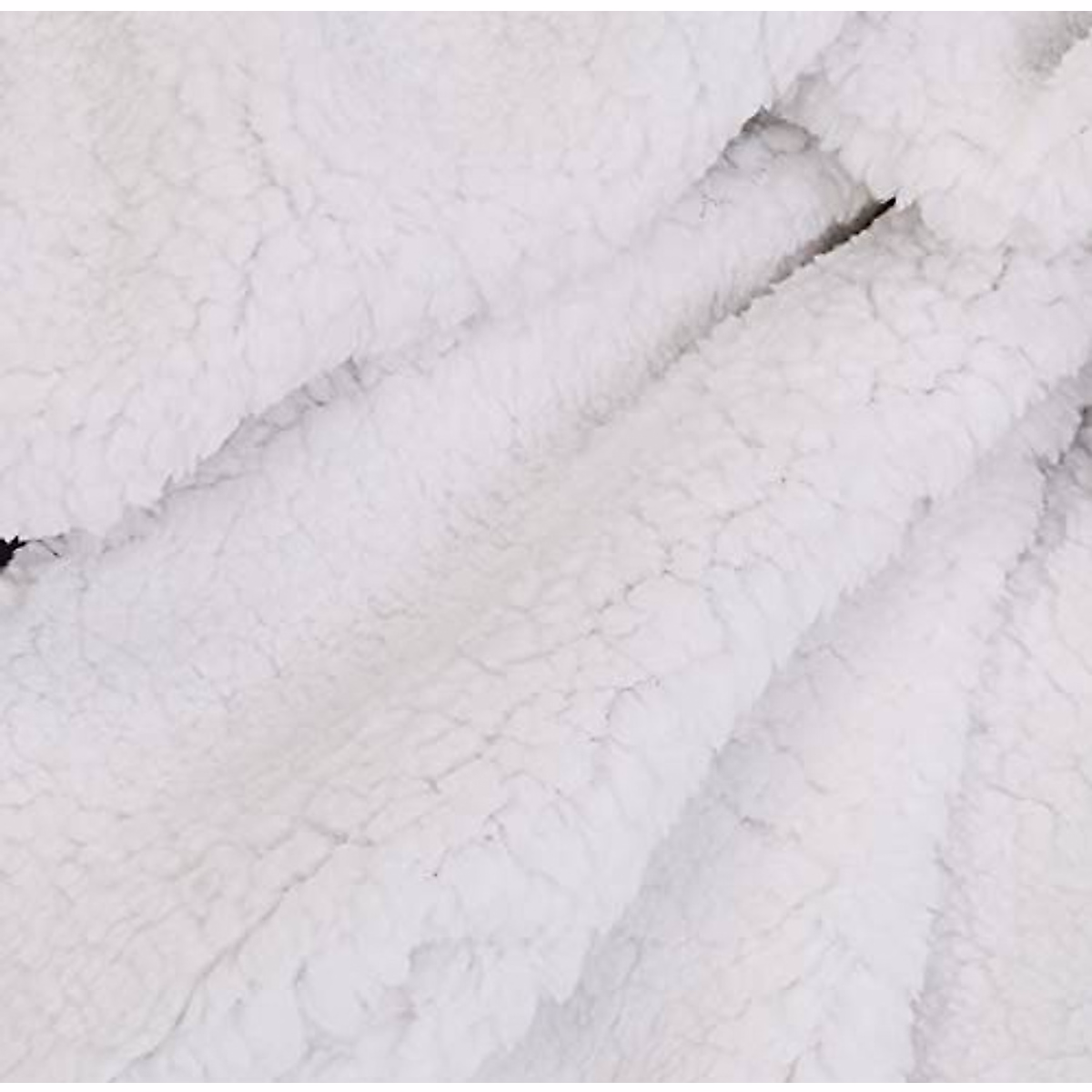 Amazon Basics Ultra-Soft Micromink Sherpa Blanket - Throw, Grey