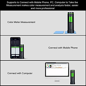 Colorimeter Color Meter Chromometer Smart Color Measuring Instrument APP Control Auto Calibration Android iOS Windows Supported