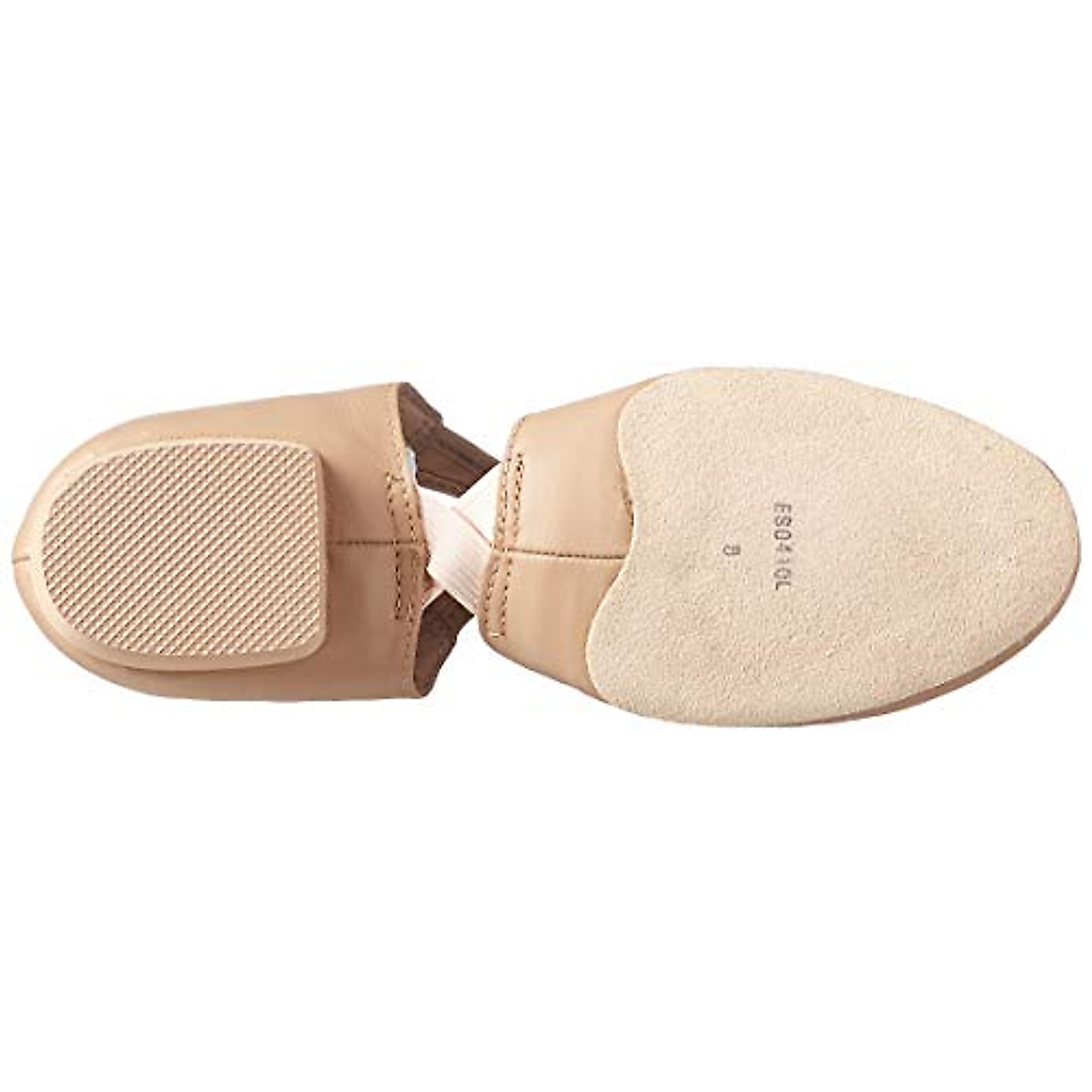 Bloch Women's Elastospllit Grecian Dance Shoe, tan, 10.5 Medium US