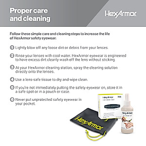 HexArmor VS300 Light Transition Anti-Fog and Scratch-Resistant ANSI Z87+ Safety Glasses for Men and Women, Single