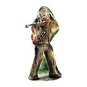 Anagram Star Wars Deluxe Happy Birthday Balloons Decoration Supplies Chewbaca R2D2 Chewy