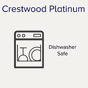 Noritake Crestwood Platinum 14-Inch Medium Oval Serving Platter