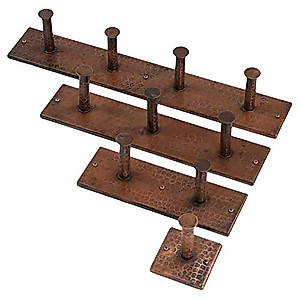 Premier Copper Products RH3 Wall Mounted Triple Robe Hook, Oil Rubbed Bronze