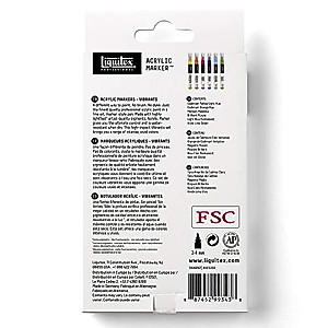 Liquitex Professional Paint Marker Set, 6 Piece, Vibrants