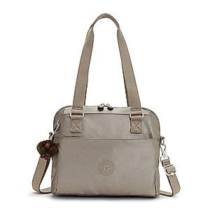 Kipling Felicity Metallic Shoulder Bag Metallic Pewter