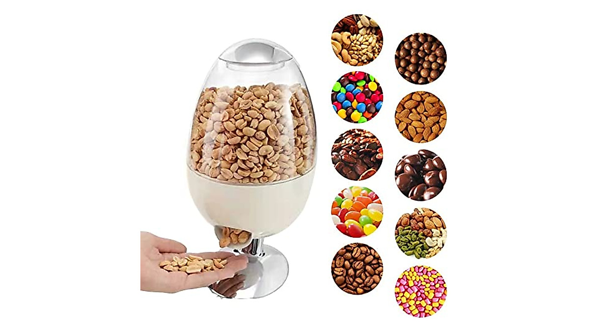 Automatic Candy Dispenser - Touch-Free Snack Dispenser for Desk