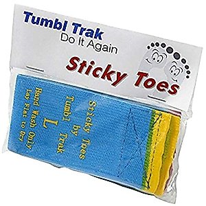 Tumbl Trak Sticky Toes Unisex Shoe Insert, Blue, for Ball of Foot Training
