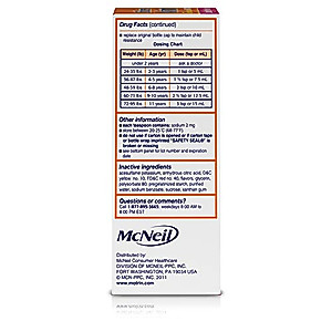 Children's Motrin Oral Suspension, Ibuprofen,Pain Relief, 4 Oz