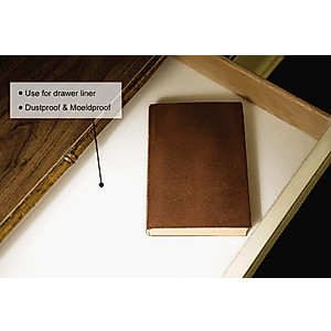 Heroad Brand 17.7'' x 5ft Clear Contact Paper Shelf and Drawer Liner Clear Glossy Self-Adhesive Film Cover Removable Protective Film Clear Contact Paper for Shelves Kitchen Cabinets Clear Shelf Liners