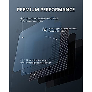 GROWATT 200W Portable Solar Panel for Power Station, 24V Foldable Solar Charger with Adjustable Kickstands, Universal Connector, Water & Dustproof for Outdoor Camping RV Off Grid System