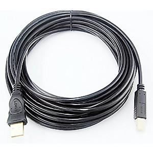 wawpi USB Cable 25 ft Gold-Plated USB 2.0 Cable - A-Male to B-Male - Printer/Scanner-25 Feet (8 Meters)
